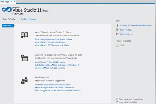 Setting up Visual Studio11 Beta for Metro Application Creation ...