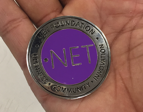 Proud moment- got .NET foundation coin at Microsoft MVP Summit 2016 ...