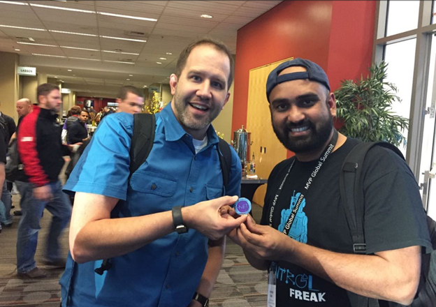 Proud moment- got .NET foundation coin at Microsoft MVP Summit 2016 ...